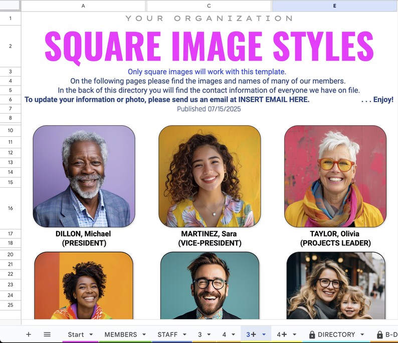 DELUXE DIRECTORY: Create an Instantly-updating Photo Directory W ...