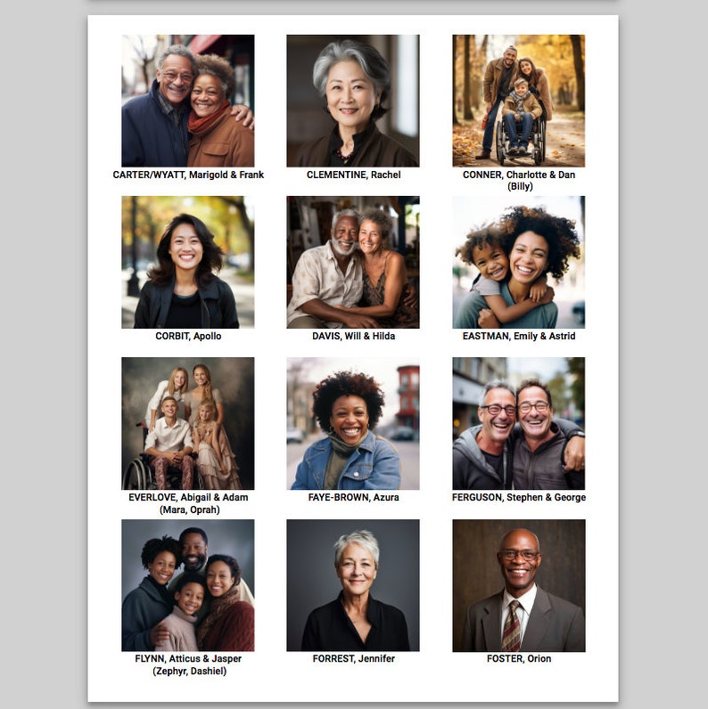 Directory Essentials Template: Address Book, Photo Directory & Mailing ...