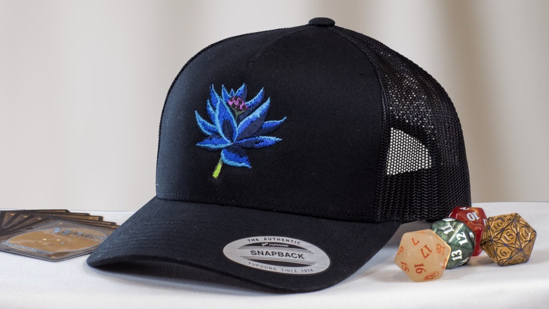 Magic the Gathering Black Lotus Embroidered Trucker Hat - Etsy