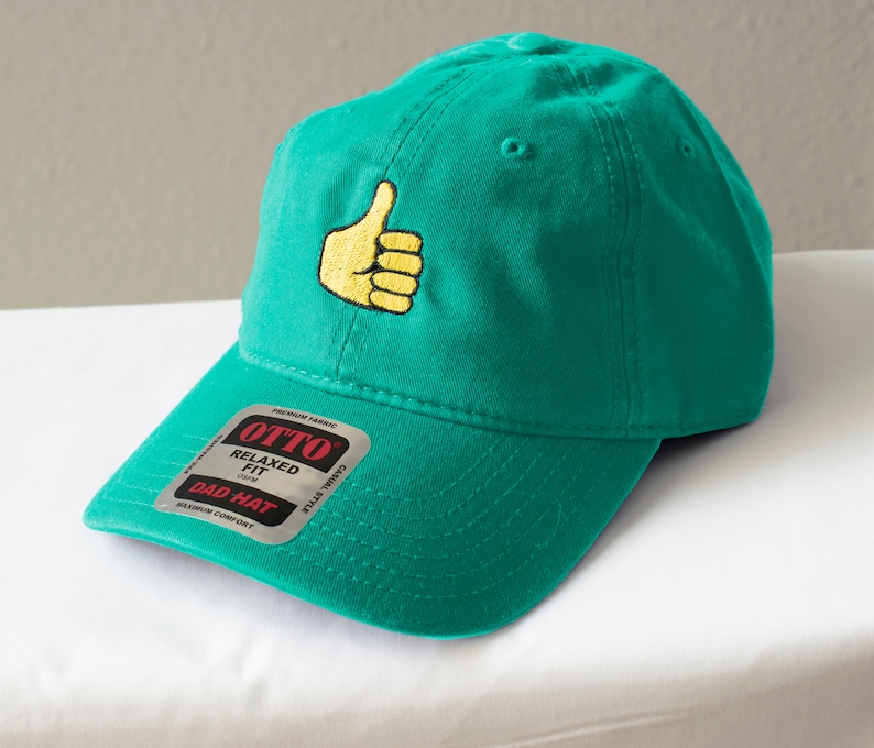 Thumbs up Embroidered Cap - Etsy