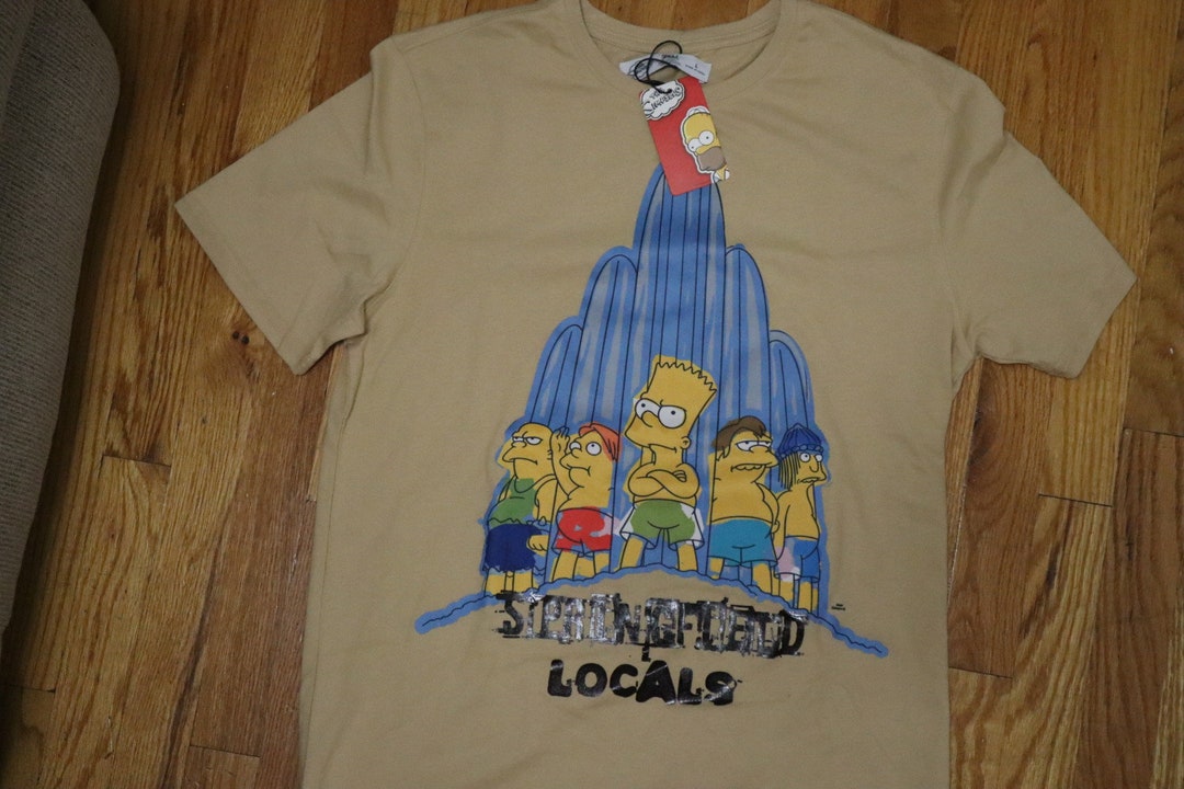 Bart Simpson Surf Crew Embroidered Patch Simpson Surf Tee the - Etsy