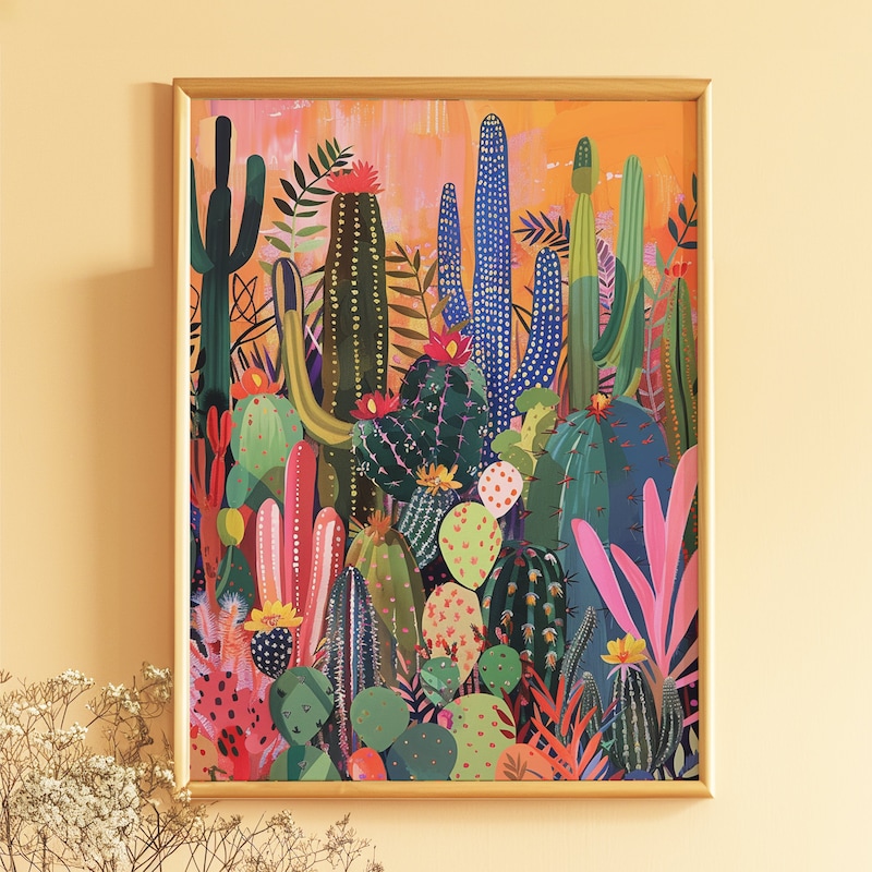 Cactus Bathroom Decor - Etsy