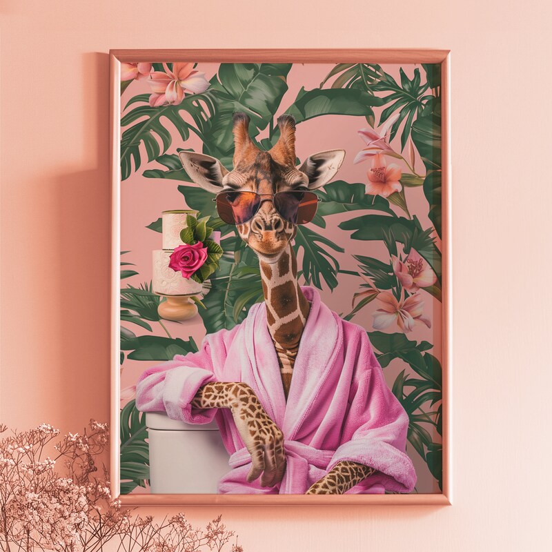 Giraffe Wall Art - Etsy