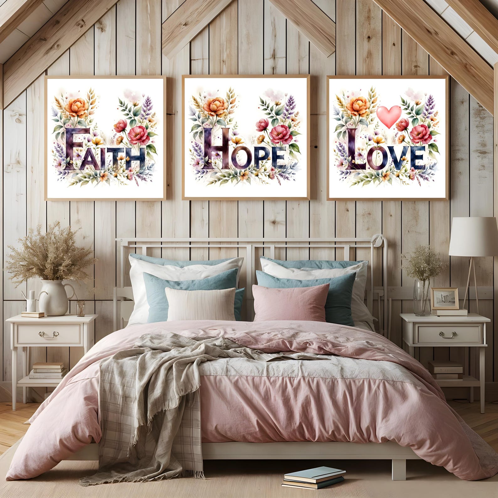 Hope Art Prints: Inspirational Wall Decor Set, 11 Customizable Designs ...