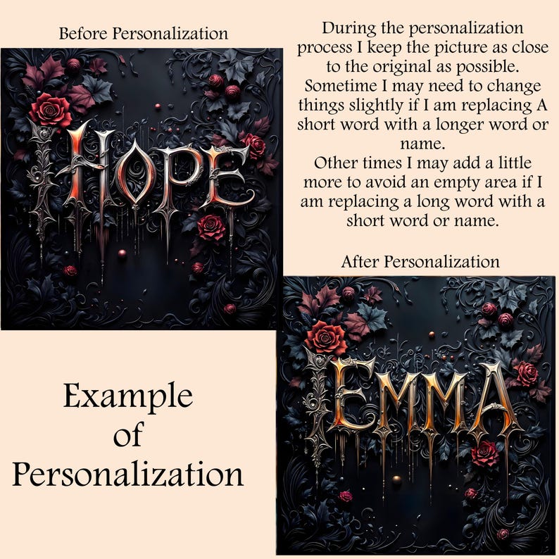 Hope Art Prints: Inspirational Wall Decor Set, 11 Customizable Designs ...