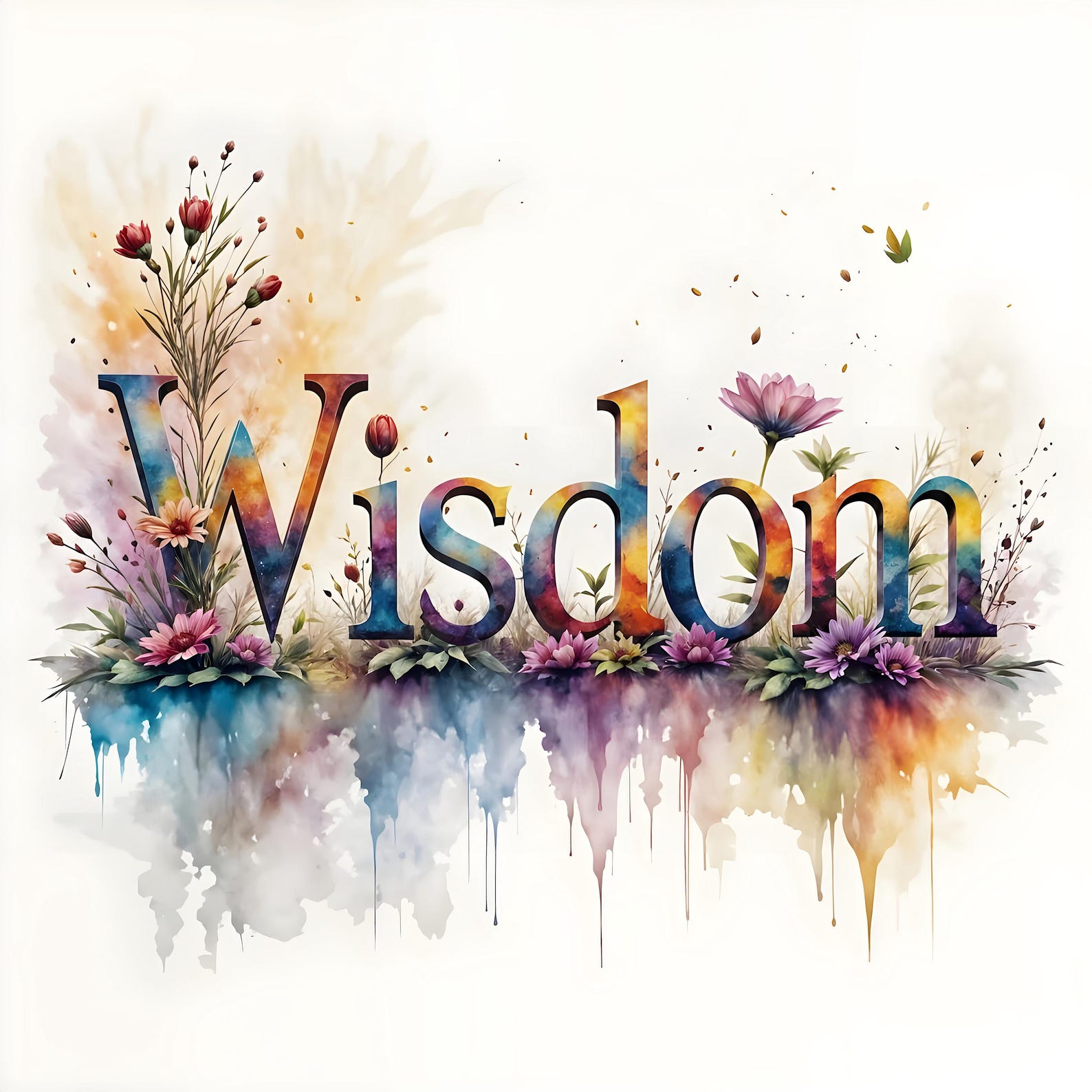 Wisdom Art Prints - Gothic to Watercolor Inspirational Wall Decor (set ...