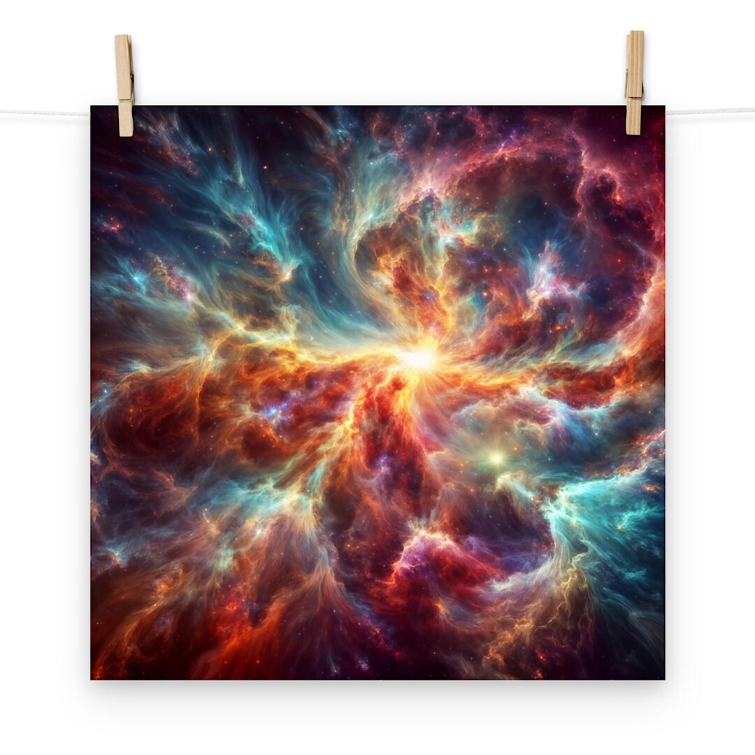 Swirling Nebula Poster, Galaxy Poster, Space Lover Poster, Galaxy Home ...