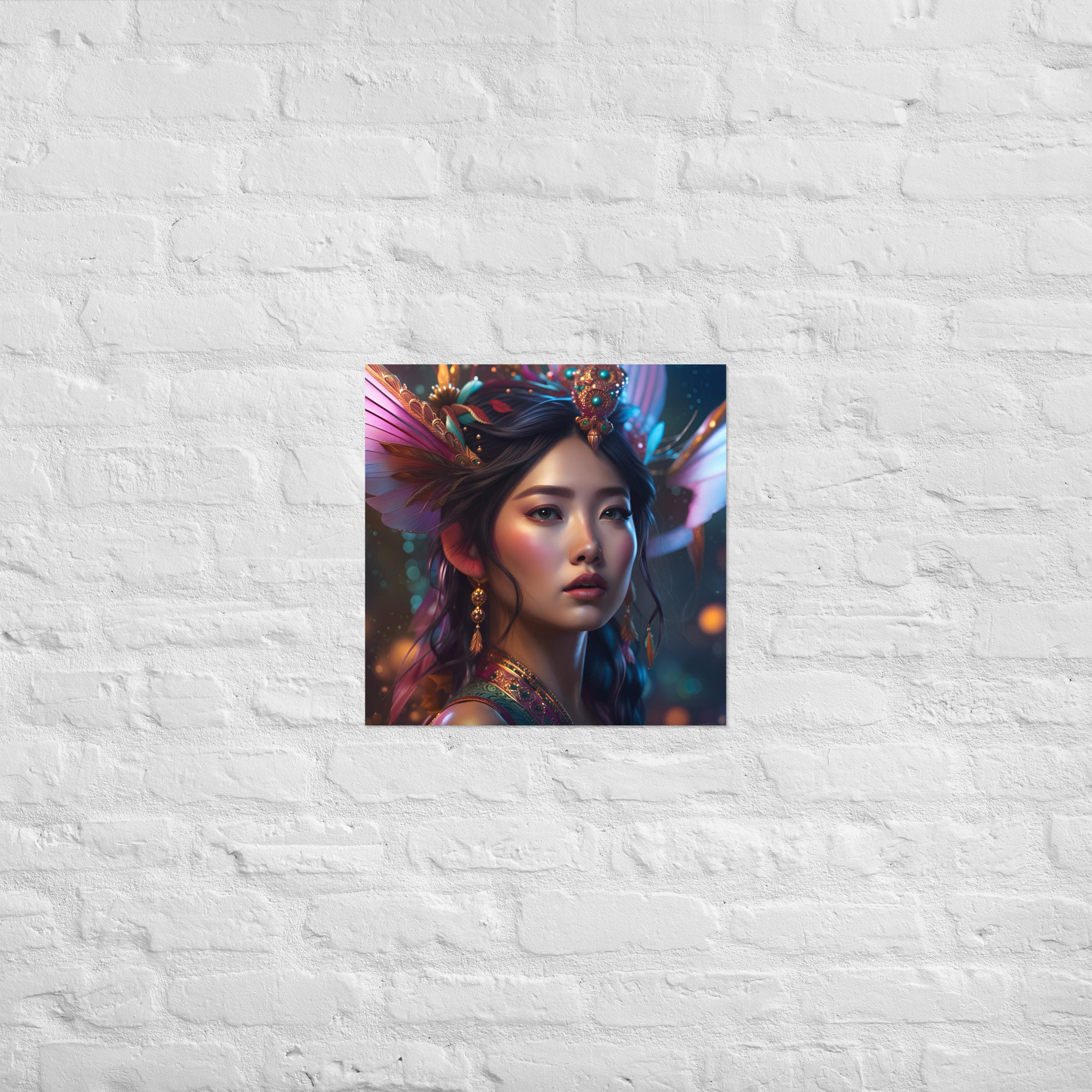 Magical Poster Art for Home Décor, Asian Faerie Art, Whimsical Fantasy ...