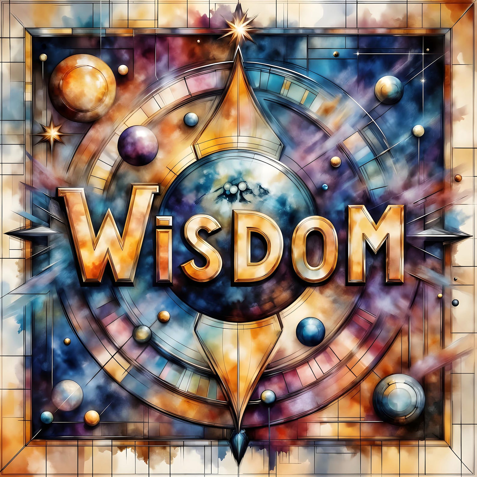Wisdom Art Prints - Gothic to Watercolor Inspirational Wall Decor (set ...