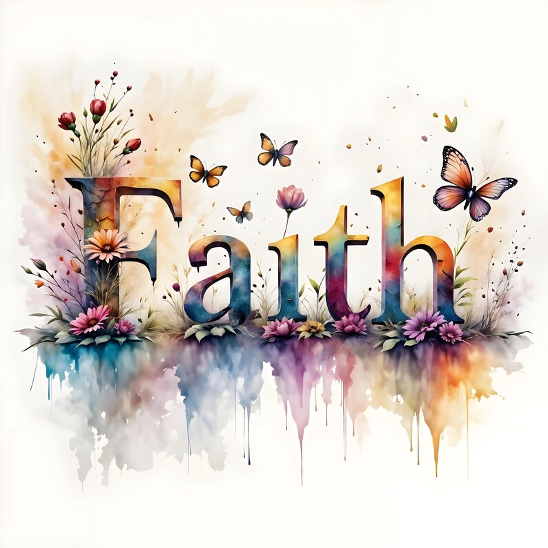 10 Unique Faith Wall Art Prints - Inspirational Home Decor Featuring ...