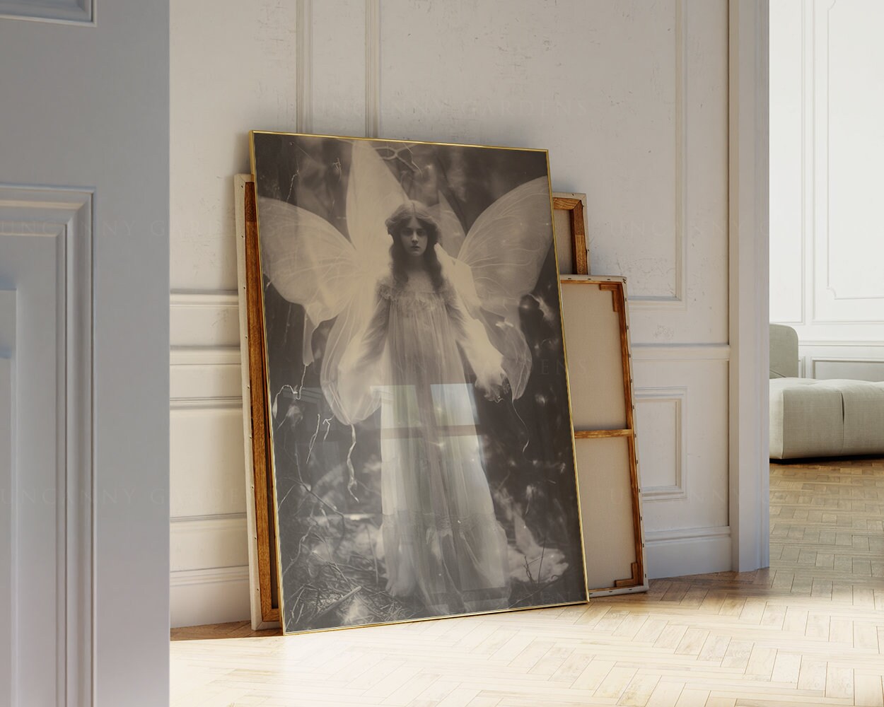 Ethereal Art, Fairy Photo, Rare Vintage Black and White Fairies ...