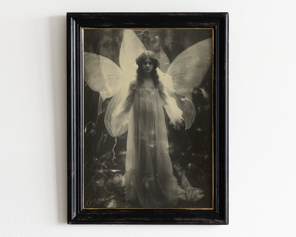 Ethereal Art, Fairy Photo, Rare Vintage Black and White Fairies ...
