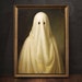 Classic Ghost Painting, Halloween Decoration, Vintage Ghost Art, Dark ...