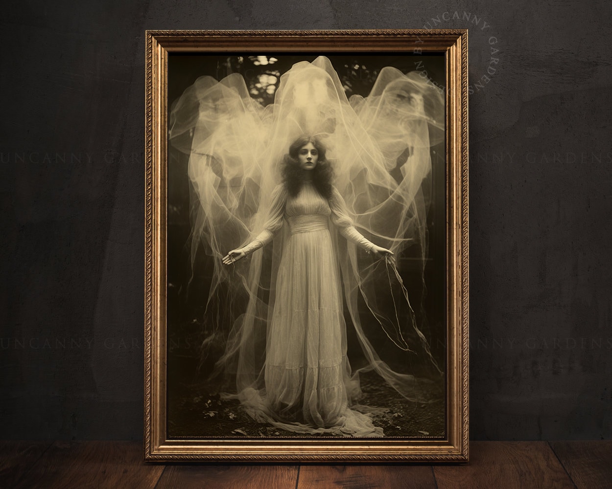 Victorian Haunted Woman, Ectoplasm, Spiritual Medium, Apparition ...