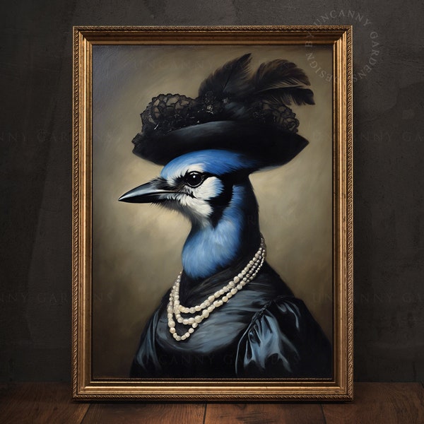 Blue Jay Art - Etsy