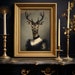 Miss Doe, Victorian Deer Lady Portrait, Whimsical Animals, Gothic Deer ...