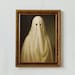 Classic Ghost Painting, Halloween Decoration, Vintage Ghost Art, Dark ...