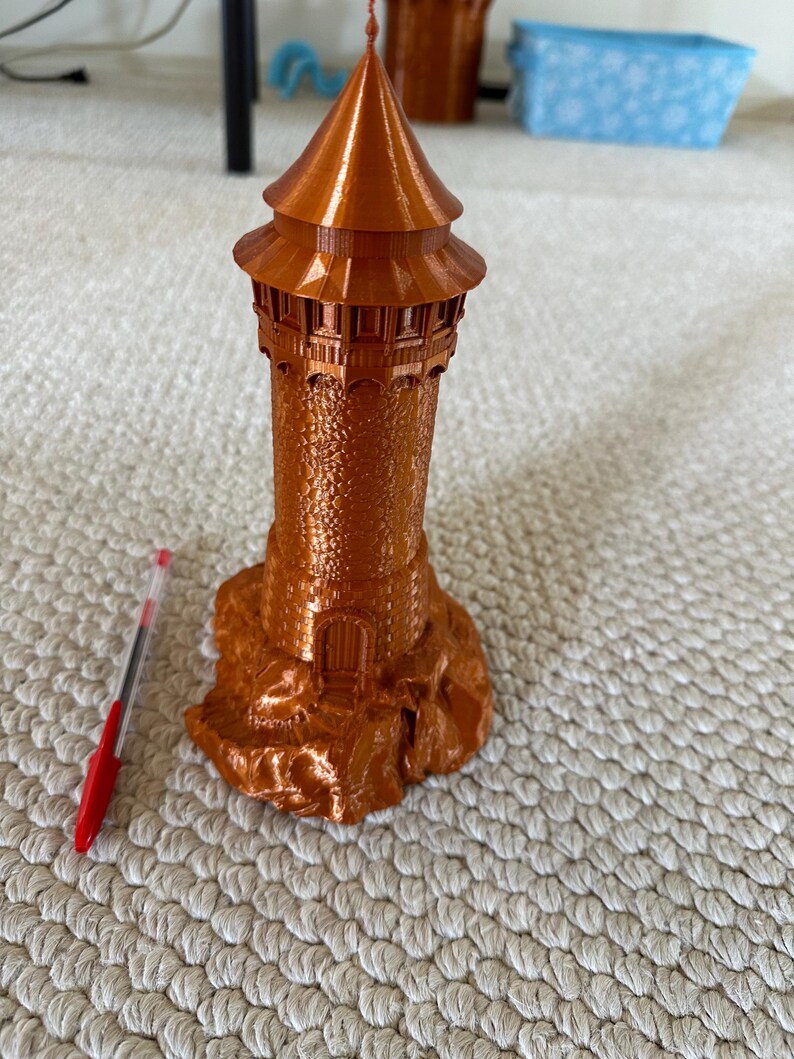 Medieval Tower 3D Printed Art - Etsy