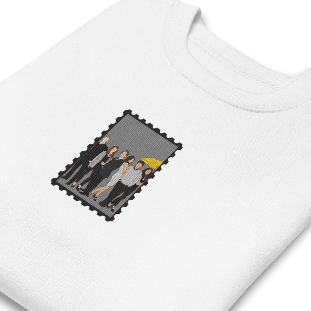 How I Met Your Mother Embroidered T-shirt Embroided Tee, Ted Mosby Fan ...