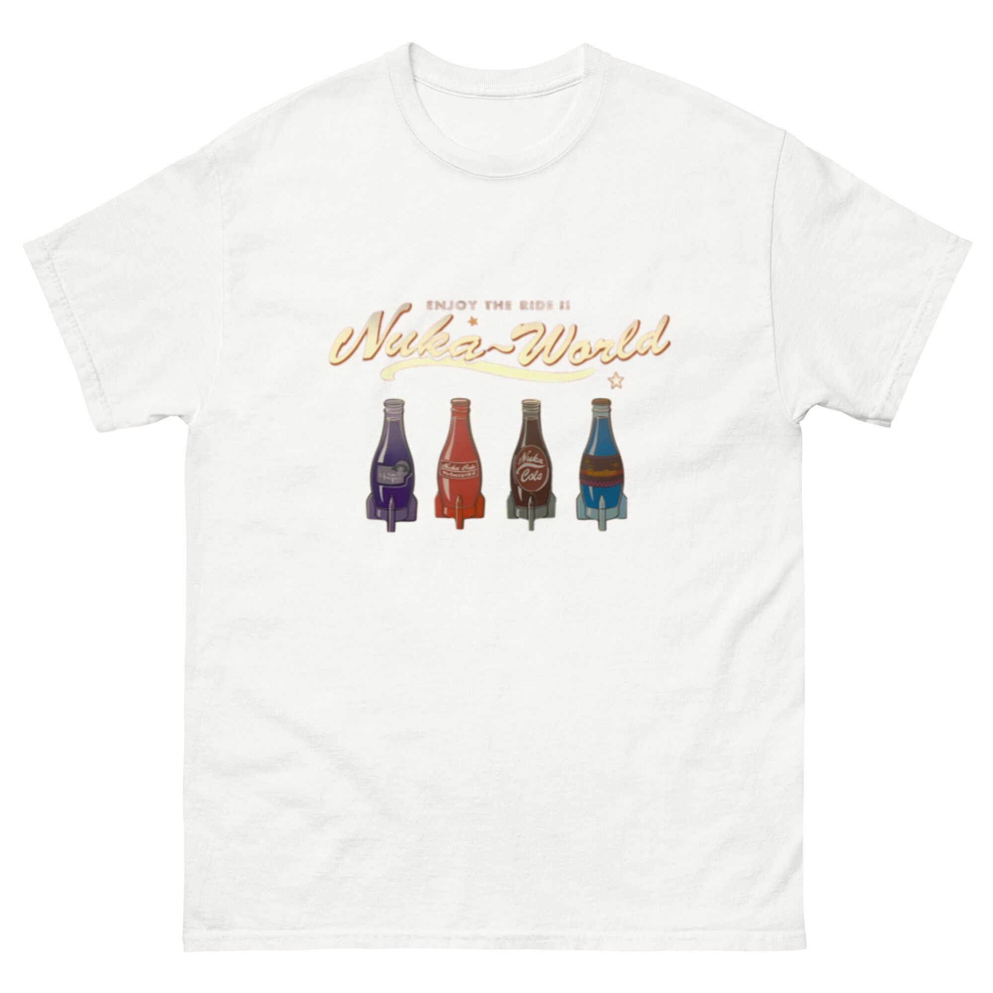 Fallout 4 T-shirt Retro Gaming Tee, Post-apocalyptic Apparel, Unisex ...