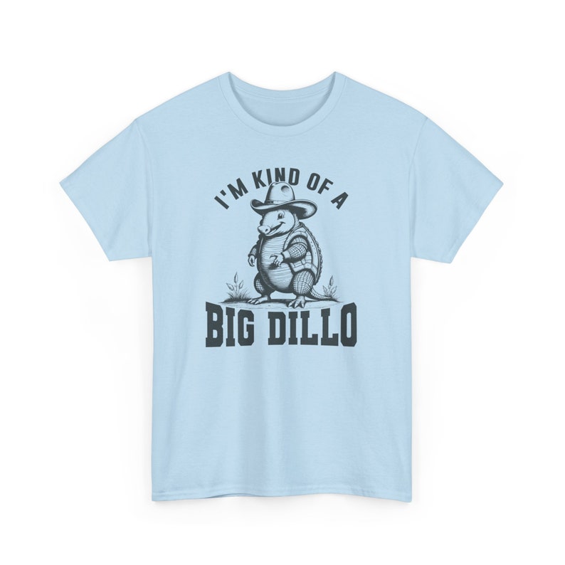 Texas Cowboy Armadillo Tee Shirt, Funny Kind of A Big Dillo Graphic T ...