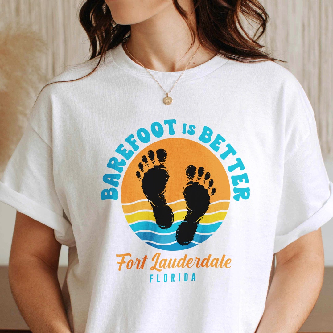 Fort Lauderdale Florida Beach T-shirt, Summer Vacation Souvenir Graphic ...