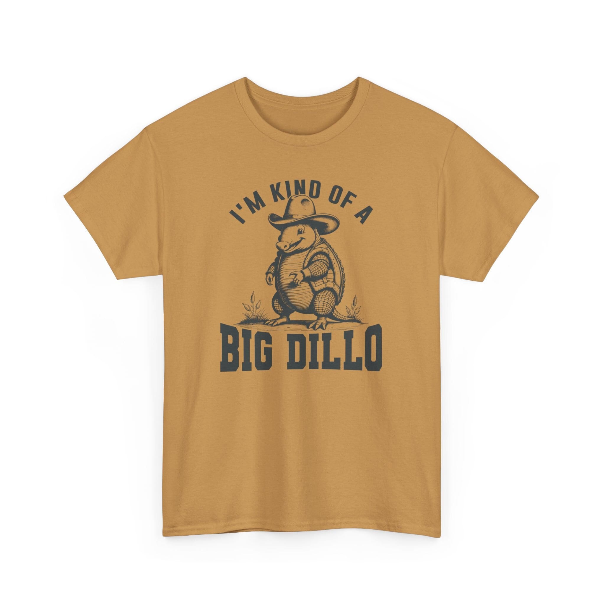 Texas Cowboy Armadillo Tee Shirt, Funny Kind of A Big Dillo Graphic T ...