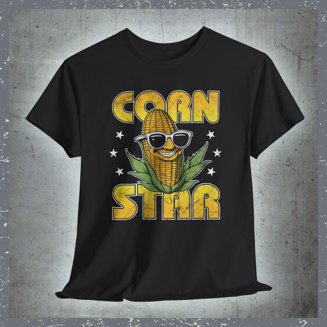 Corn Hole Player Corn Star Team T-shirt, Unique Funny Cornhole Bean Bag ...