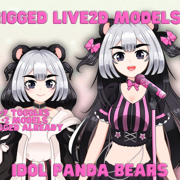 Panda Vtuber Model - Etsy