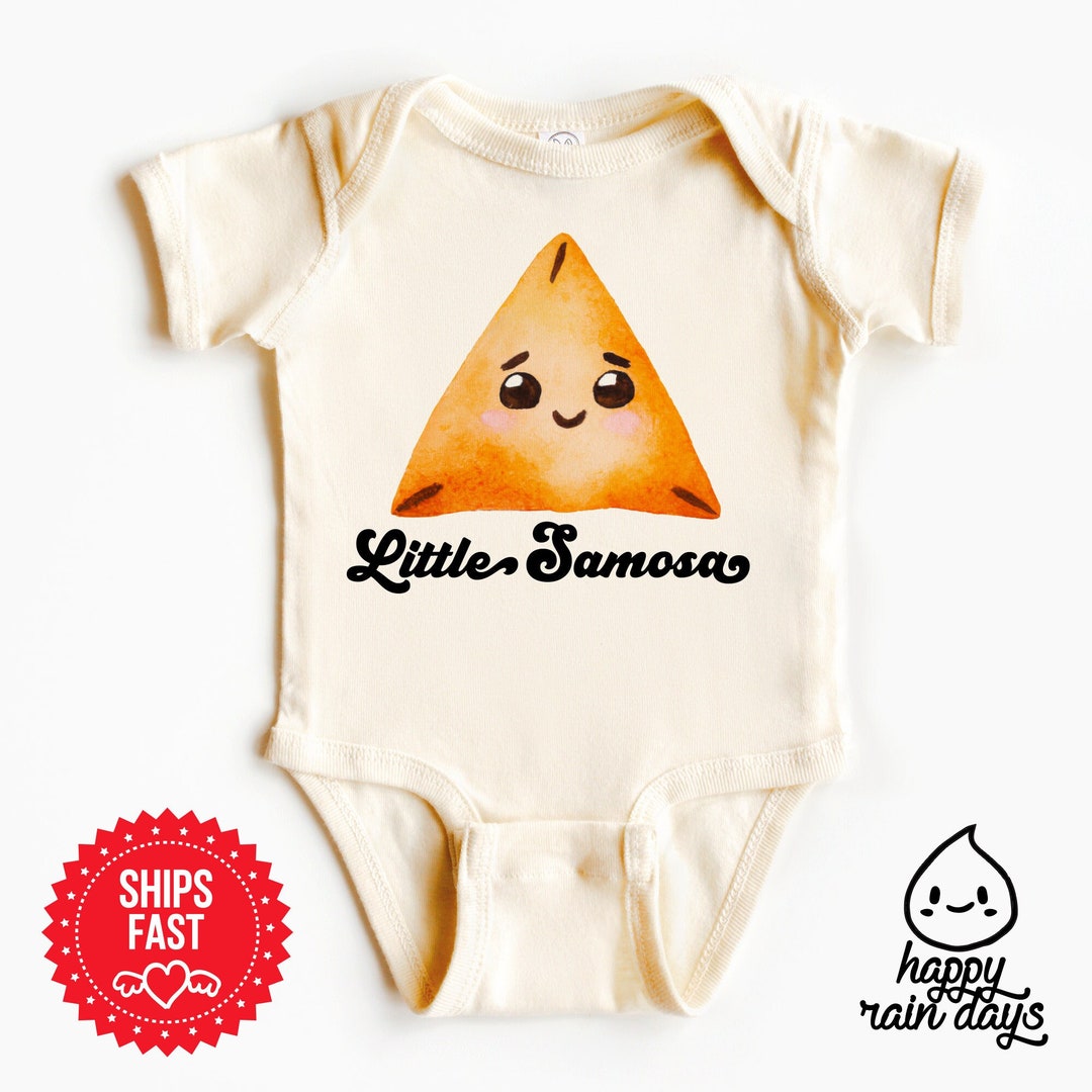 Little Samosa Baby Onesies®, Cute Indian Baby Shirt, Indian Baby Shower ...