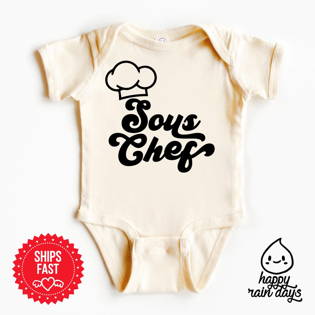 Sous Chef Onesie®, Cute Future Chef Baby Bodysuit, Sous Chef Baby ...