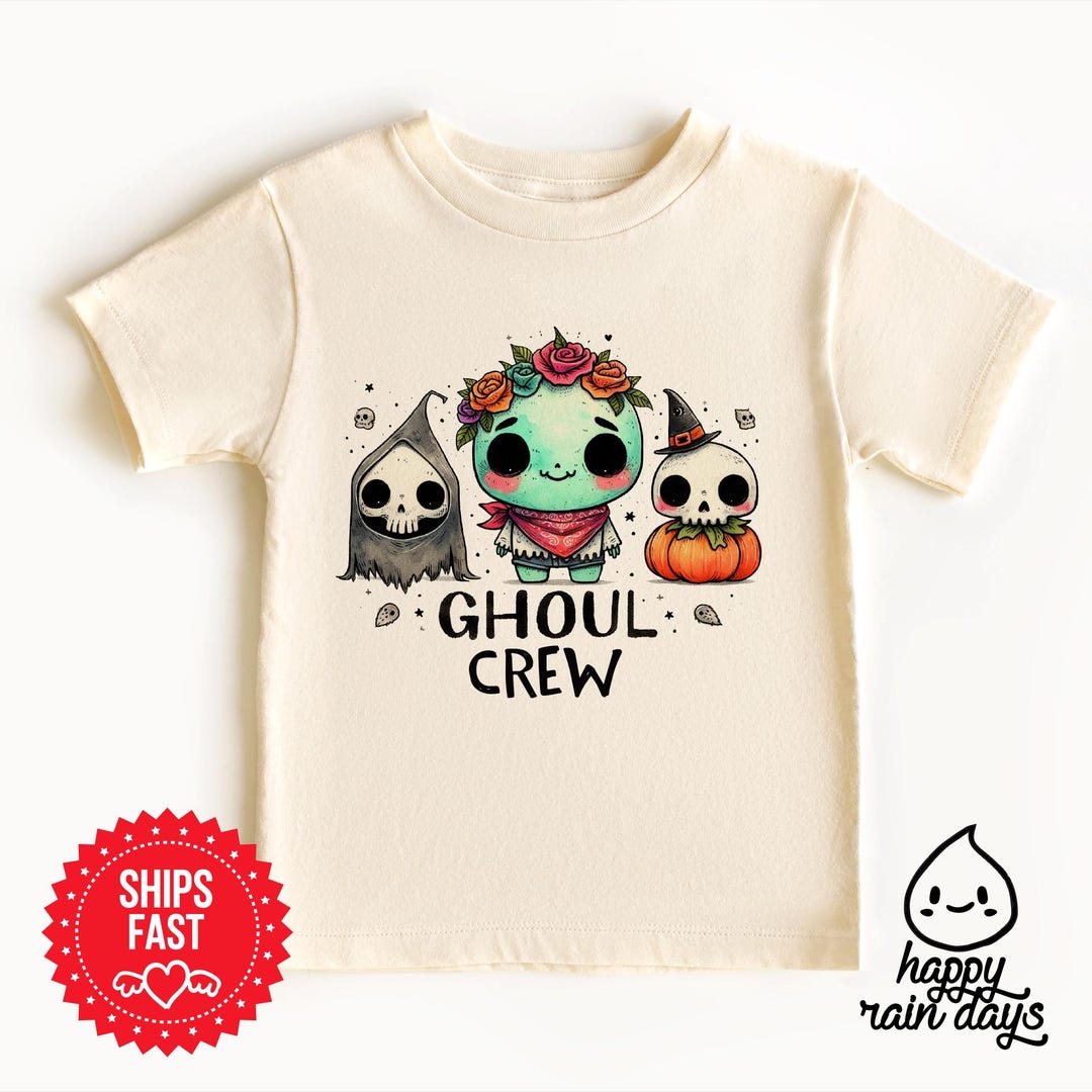 Ghoul Gang Kids Tshirt, Halloween Kids Shirt, Halloween Kids Tshirt ...