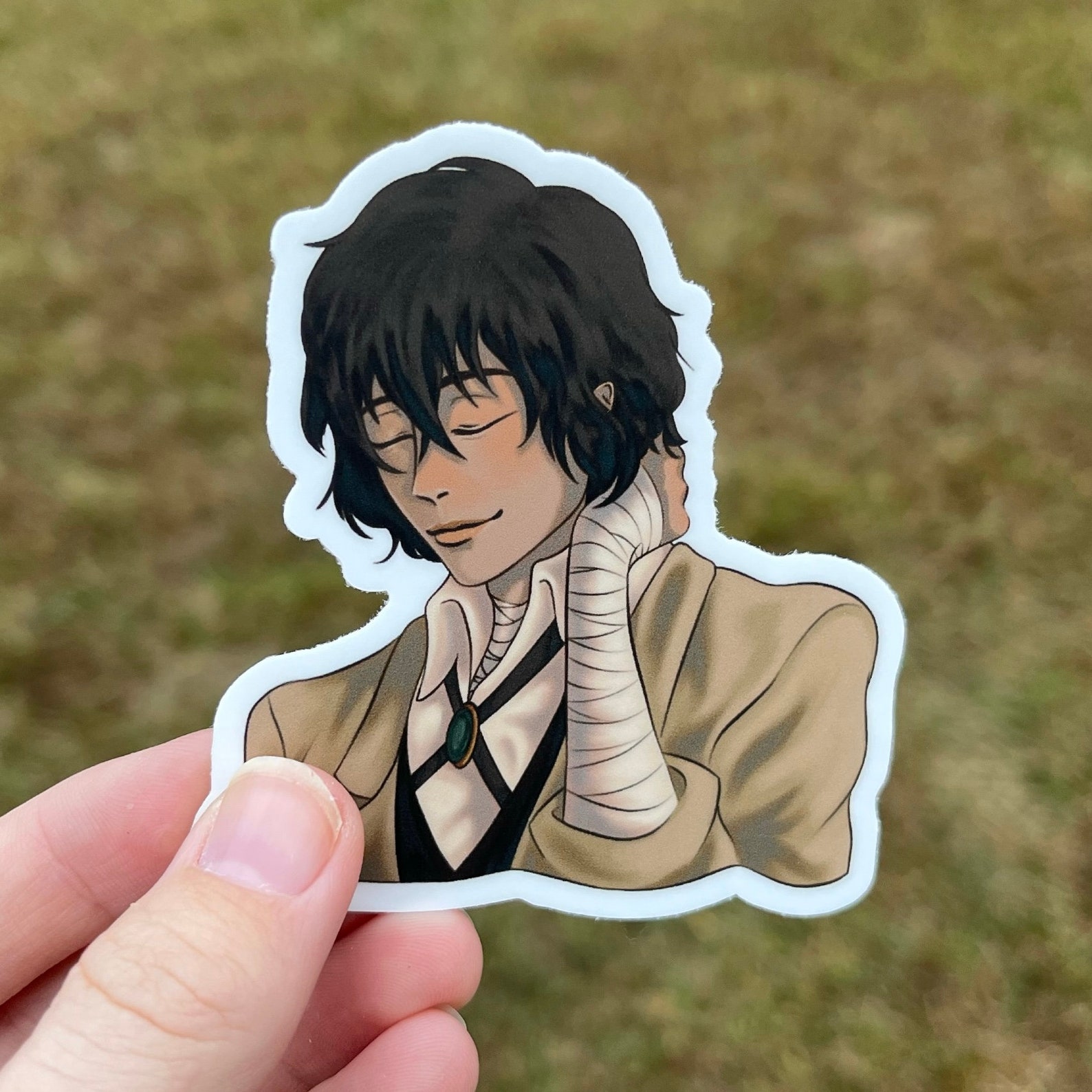 Vinyl Sticker Anime Bungou Stray Dogs Fanart Dazai Chuuya Ranpo ...