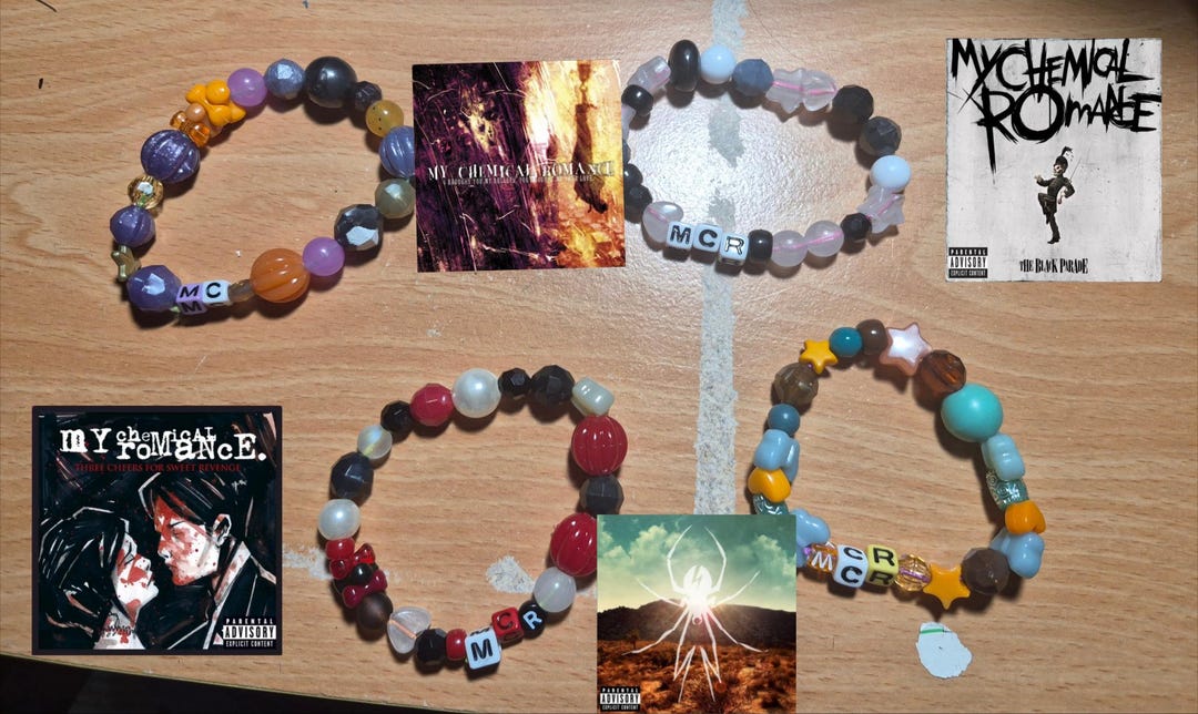 MCR Album Cover Bracelet(s) - Etsy
