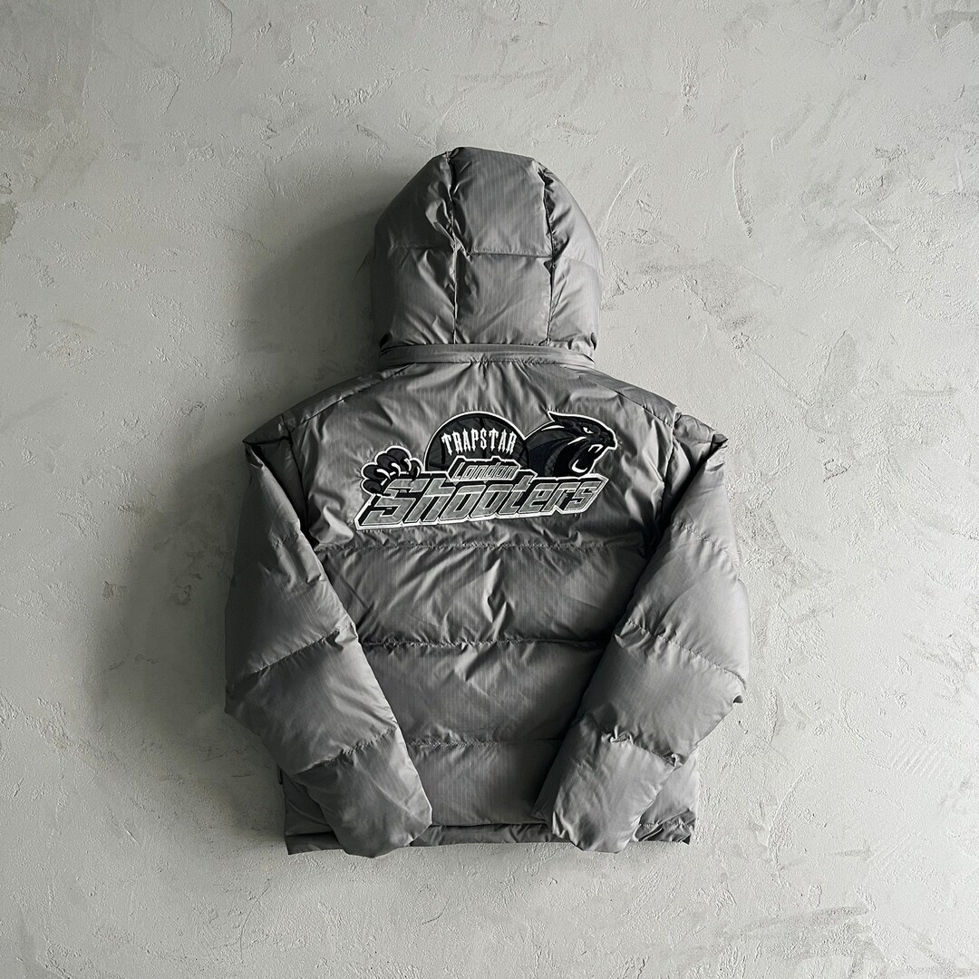 Trapstar Shooter Puffer Jacket Removable Hood - Etsy