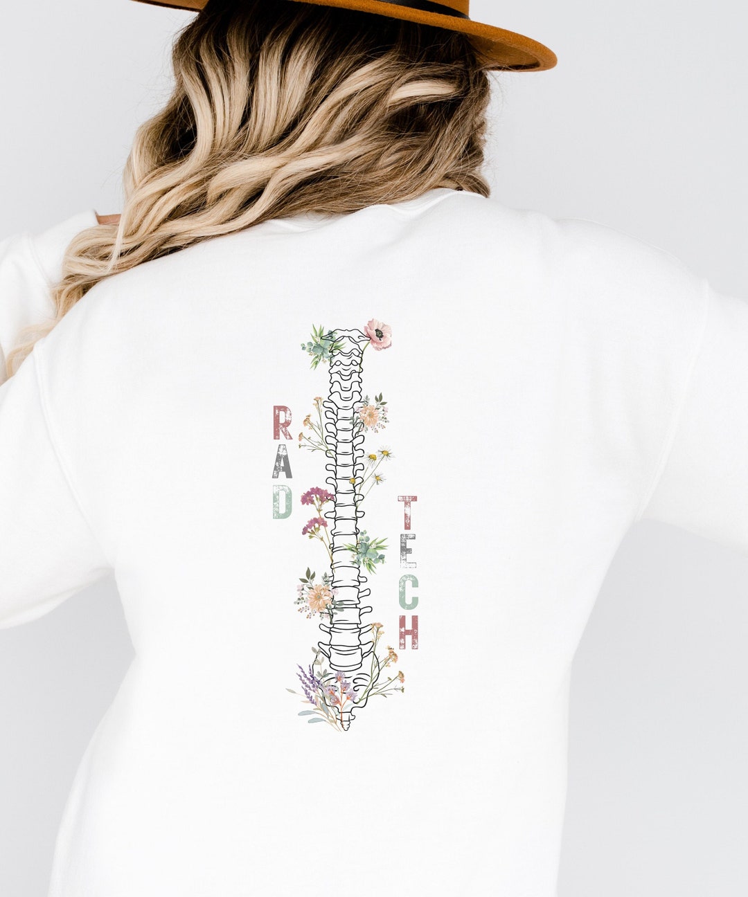 Retro Radiology Sweatshirt, Rad Tech, Flower Radiology Sweatshirt, X ...