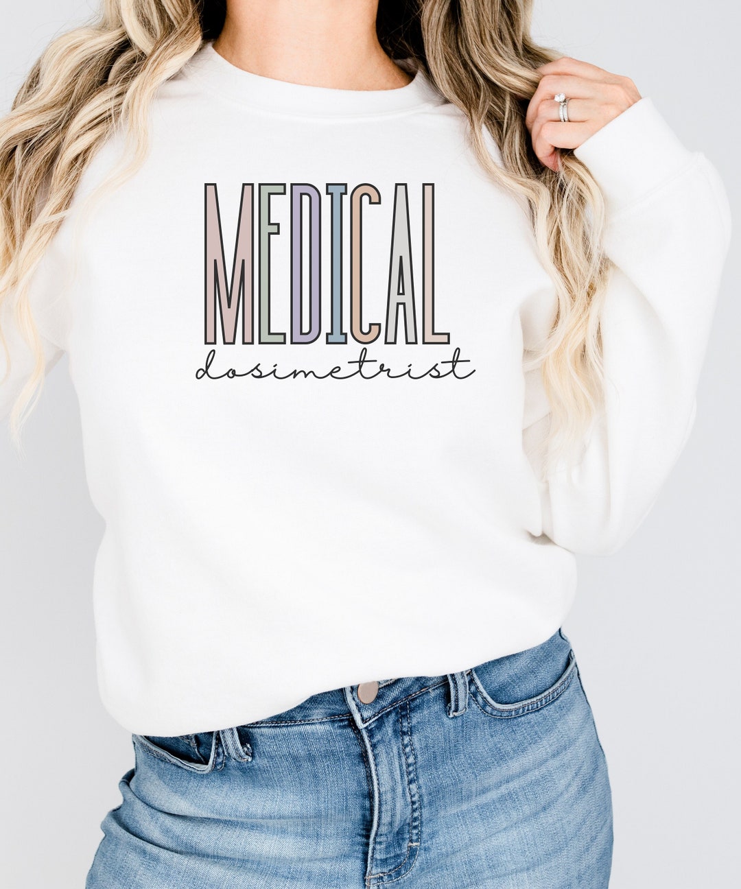 Dosimetrist Shirt, Radiation Therapy, Radiation Therapist Crewneck ...
