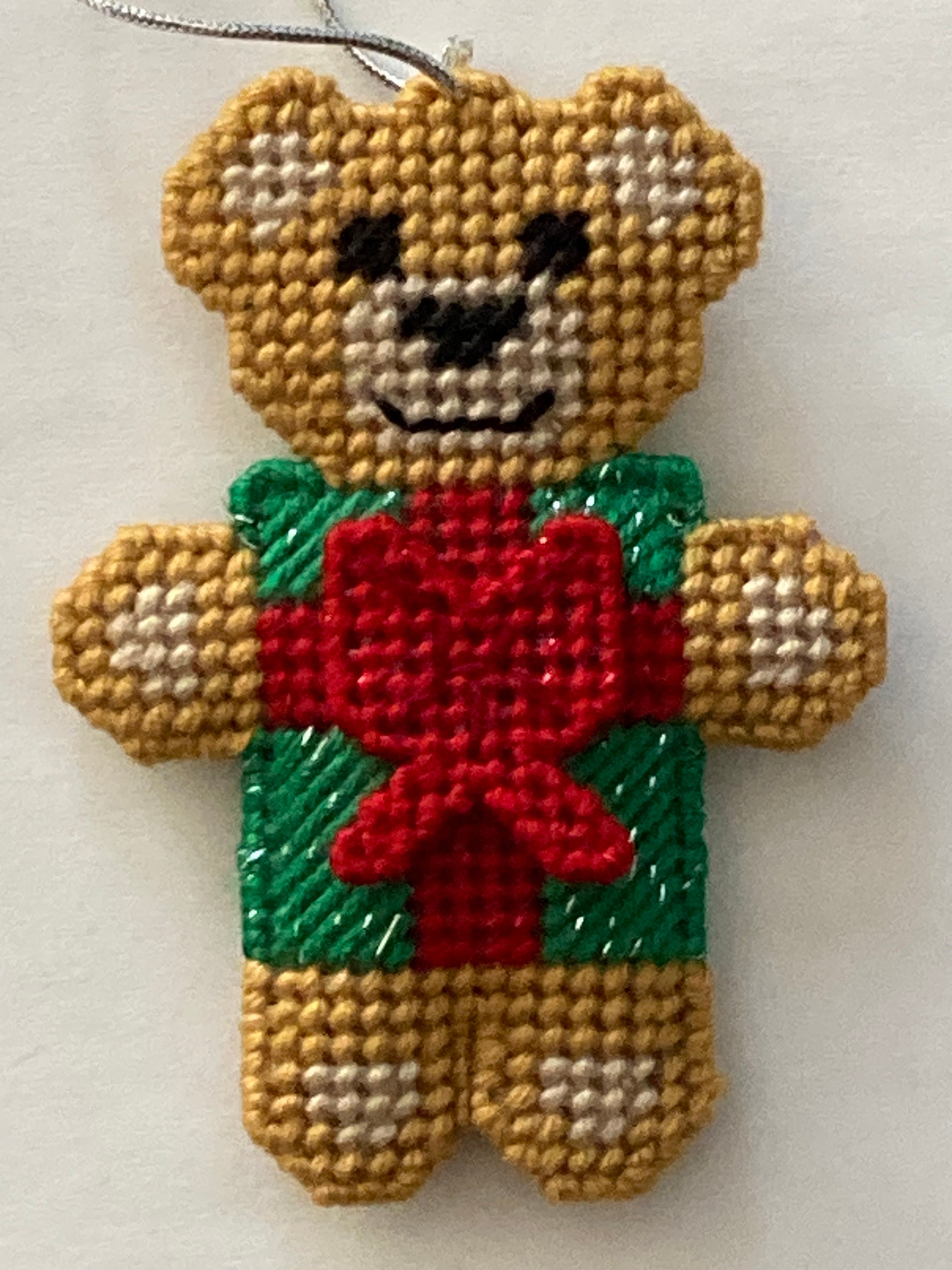 A Very Beary Christmas | Plastic Canvas Christmas Ornaments | Set of 4 ...