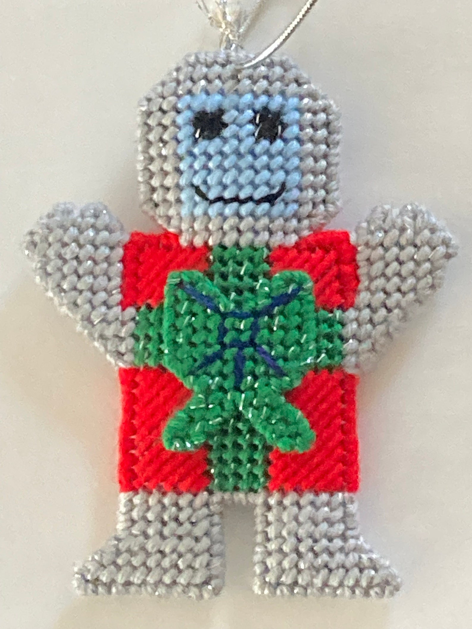 Festive Friends | Plastic Canvas Christmas Ornaments | Set of 4 ...