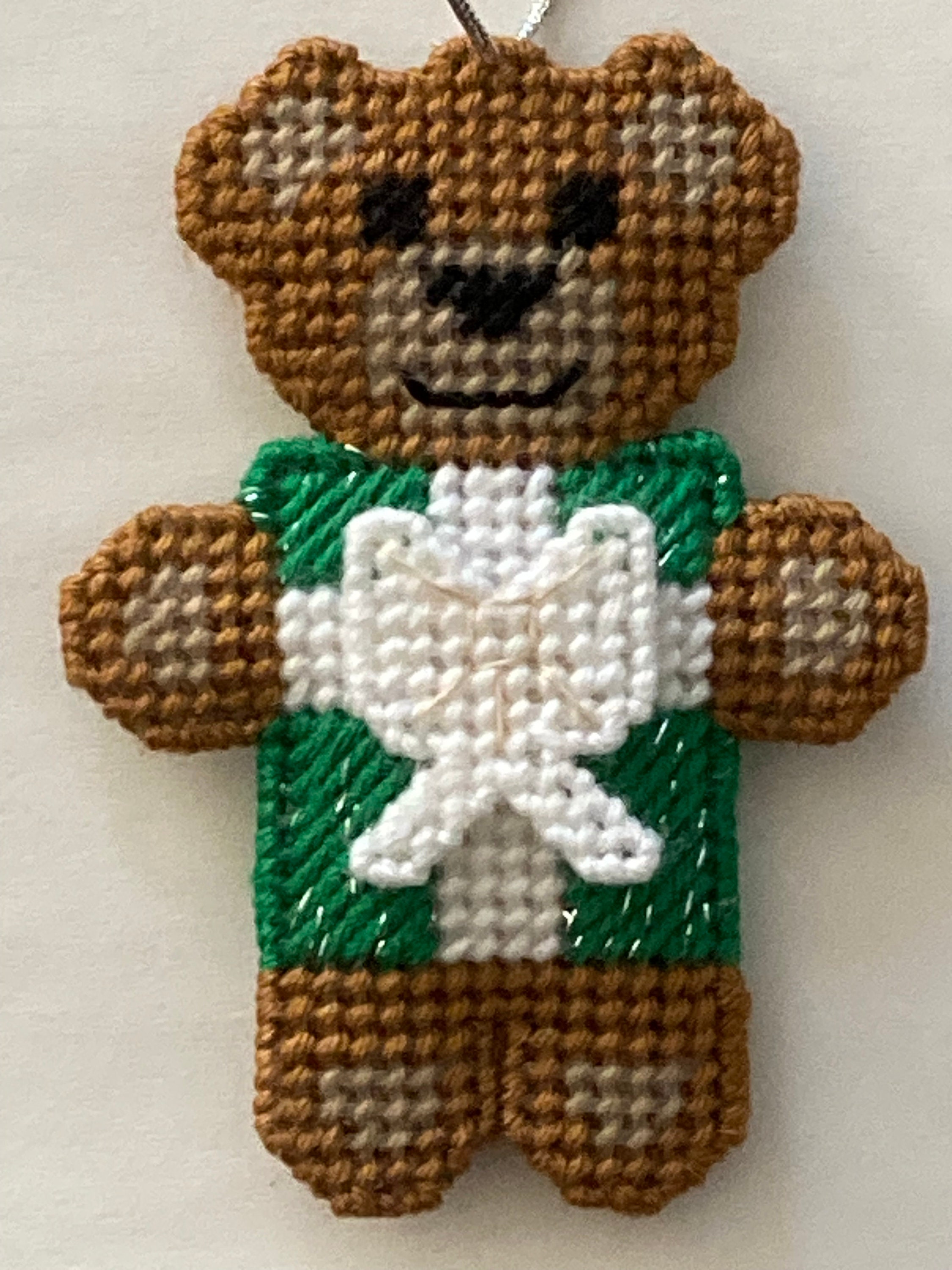 A Very Beary Christmas | Plastic Canvas Christmas Ornaments | Set of 4 ...