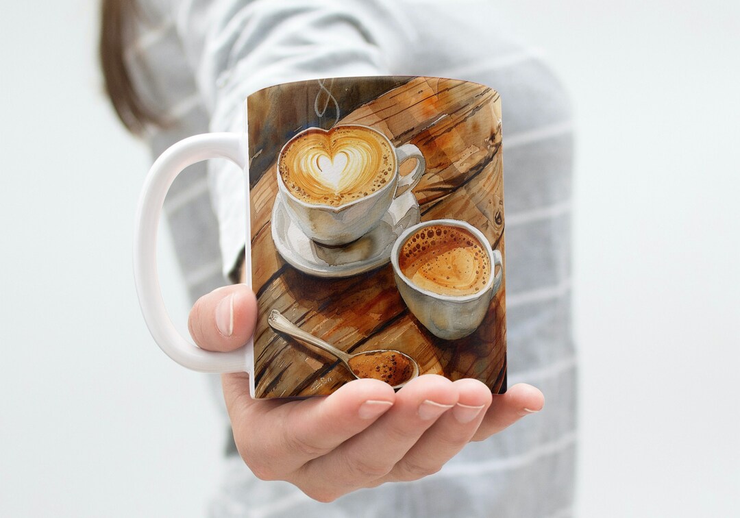 Morning Coffee Cappuccino Mug, Latte Mug, Coffee Lover Mug, Coffee ...
