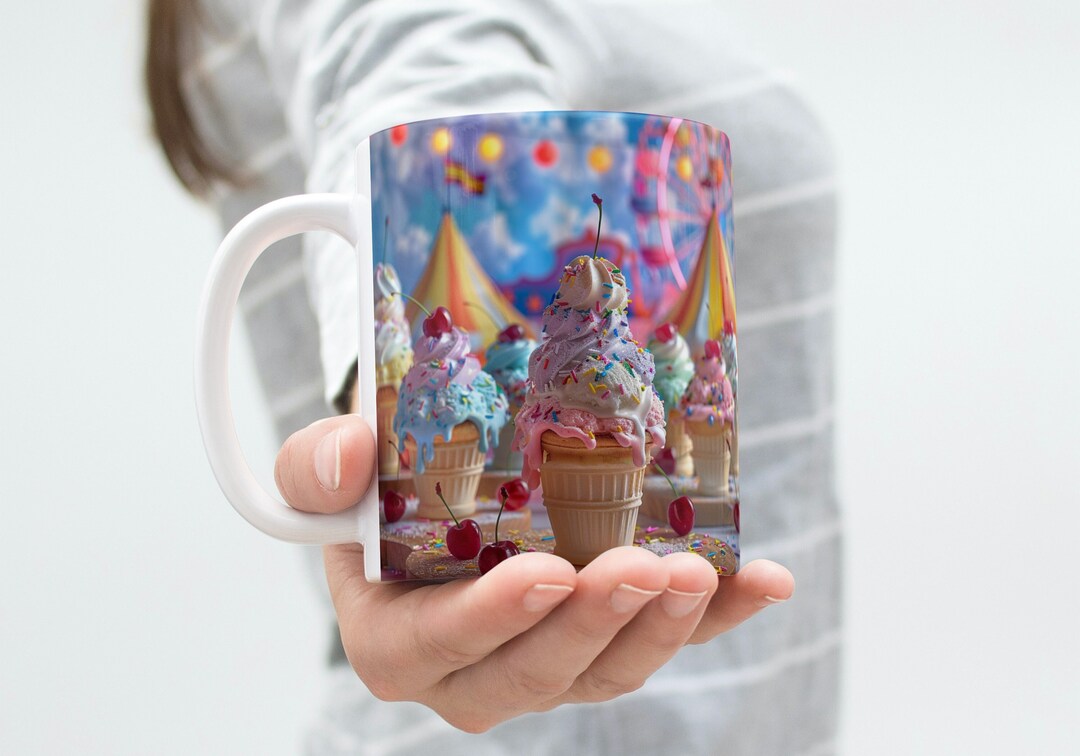Carnival Delight Ice Cream Ferris Wheel Mug, Popular Best Seller Mugs ...