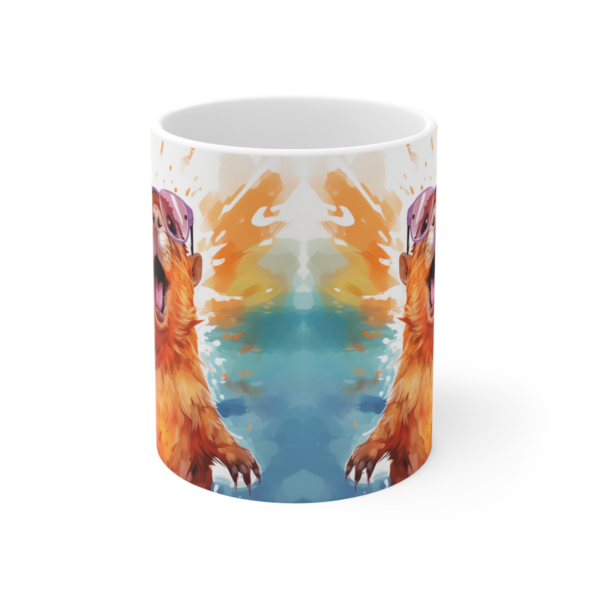 Retro Capybara Mug Capybara Mug Capybara Gifts Capybara - Etsy