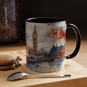 London in Autumn Travel Edition Mug, British Gift, London Mug, London ...