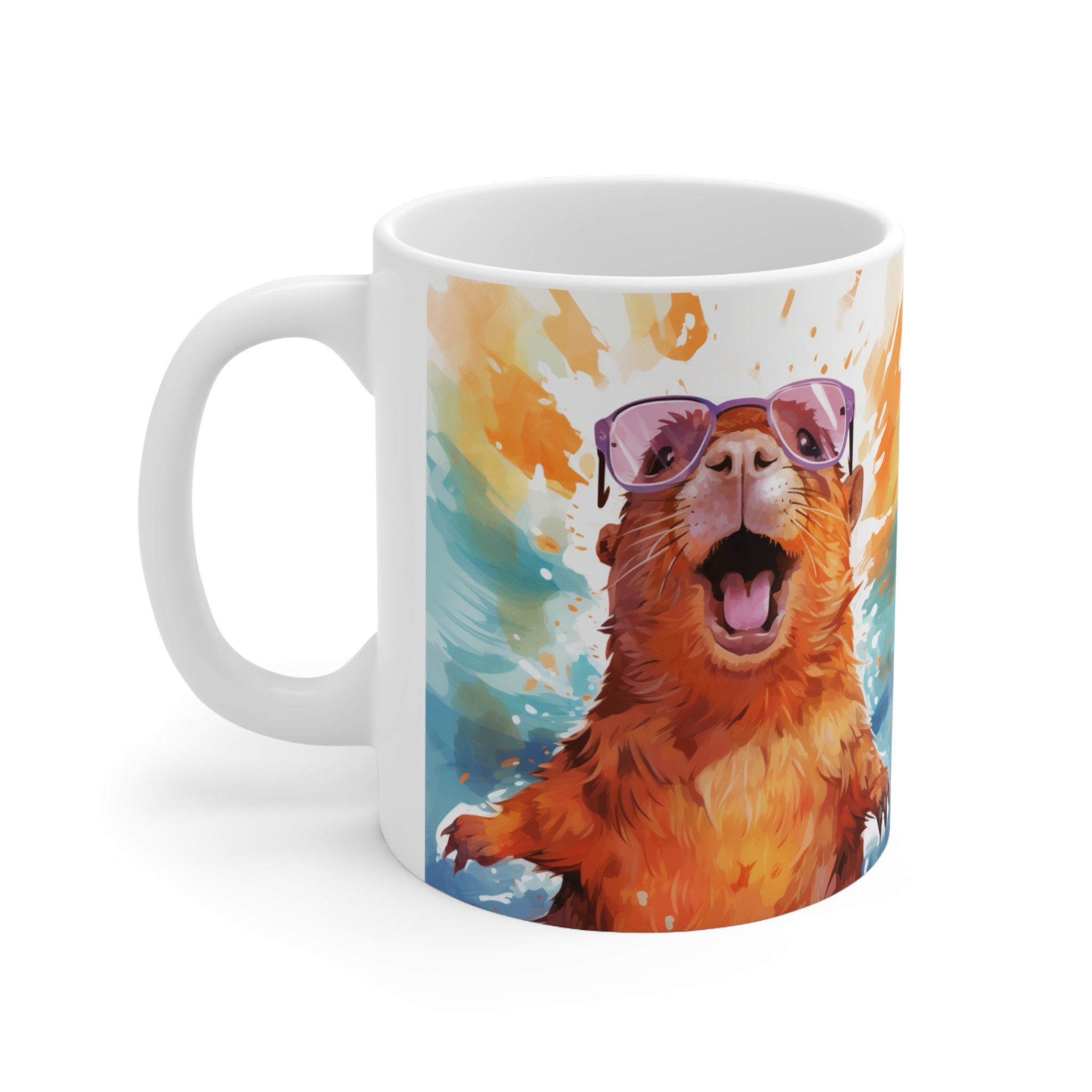 Retro Capybara Mug Capybara Mug Capybara Gifts Capybara - Etsy