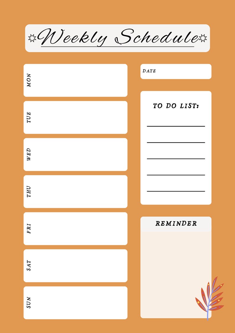 Floral Planner - Etsy