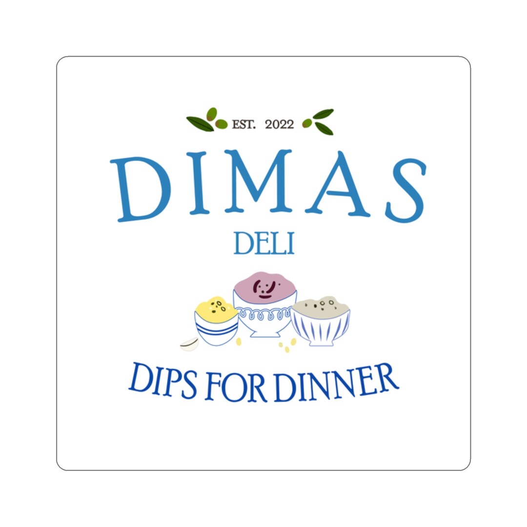 Dimas Deli Dips for Dinner Only Murders Sticker - Etsy