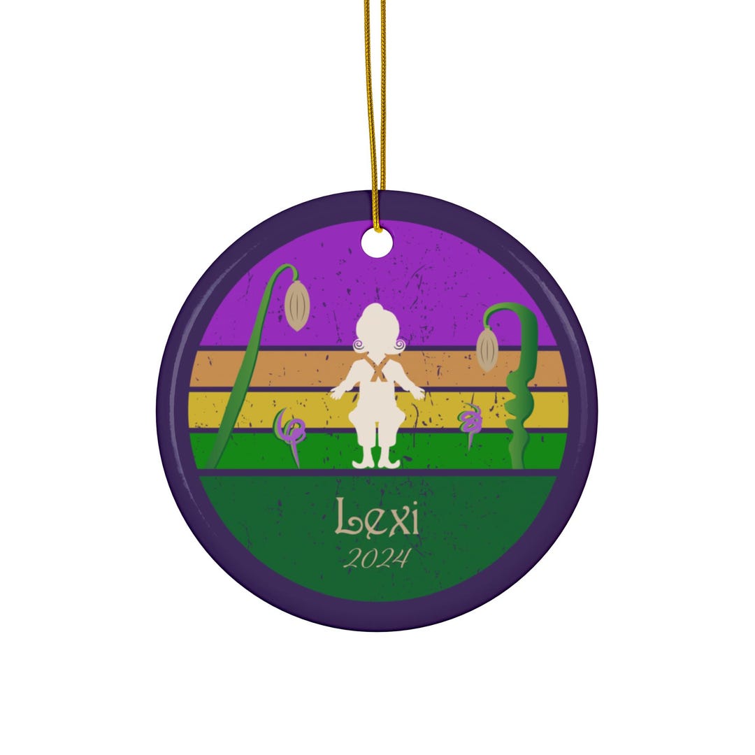 CUSTOM Loompa Land Wonka Ceramic Ornament Lexi - Etsy