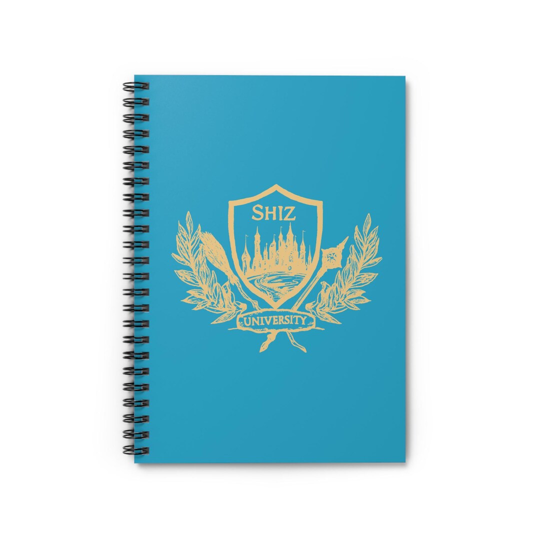 Shiz University Student Spiral Notebook - Ruled Line, Wicked Shiz University Gift Idea, Shiz ...