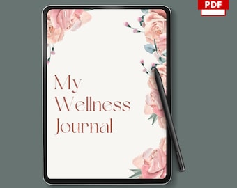 Daily Wellness Journal A5 Planner, Deskpad, Notepad - Etsy